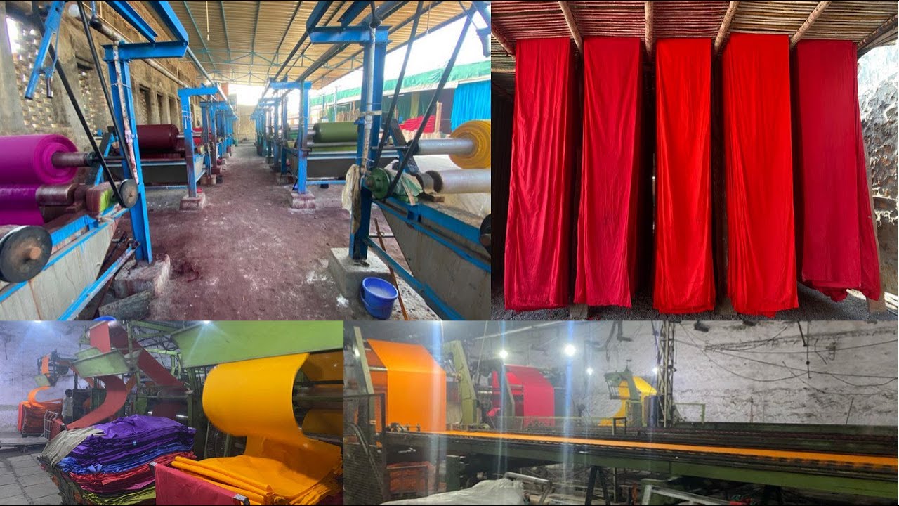BALOTRA TEXTILE POPLIN FABRIC MANUFACTURER । FULL MILL PROCESS । DYEING ...