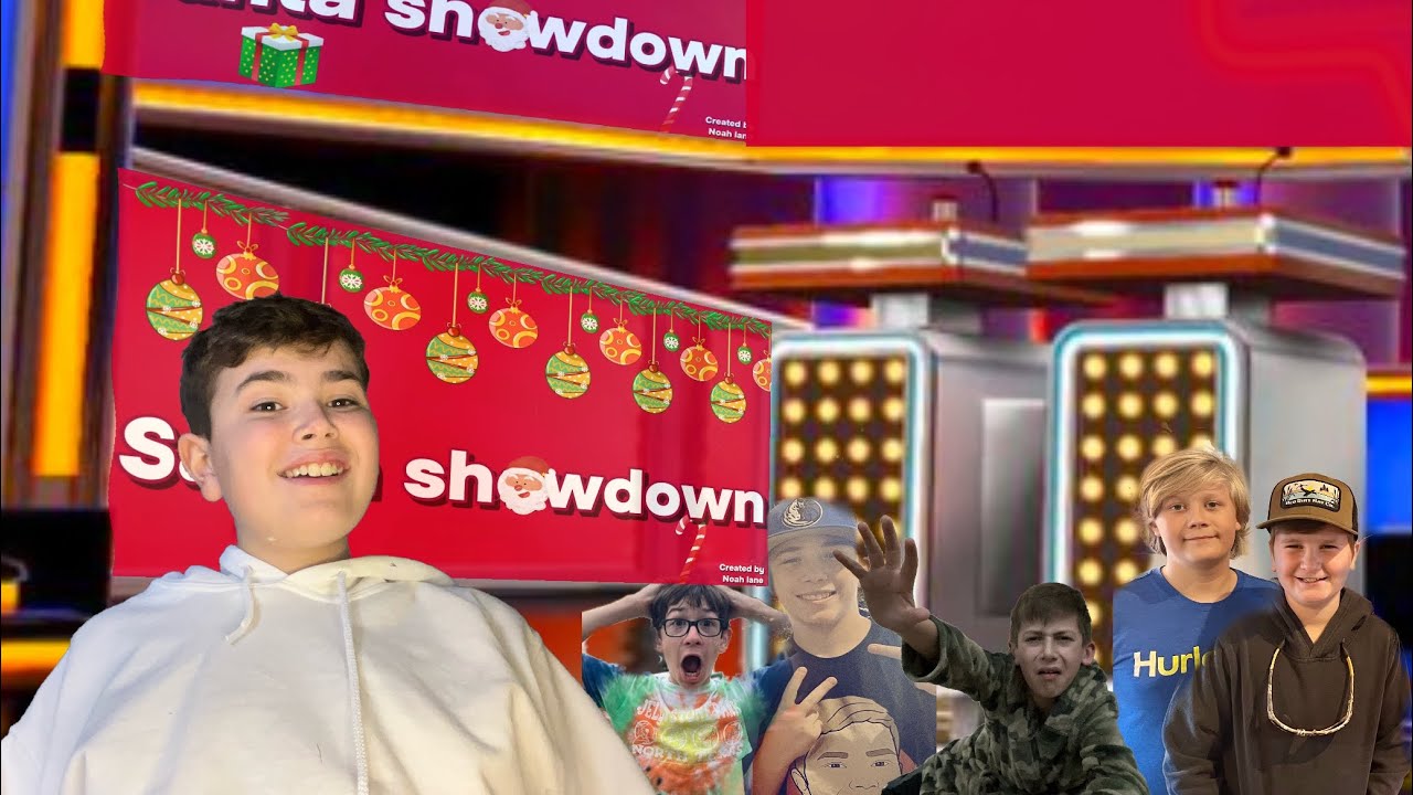 I made a game show (Santa showdown) - YouTube