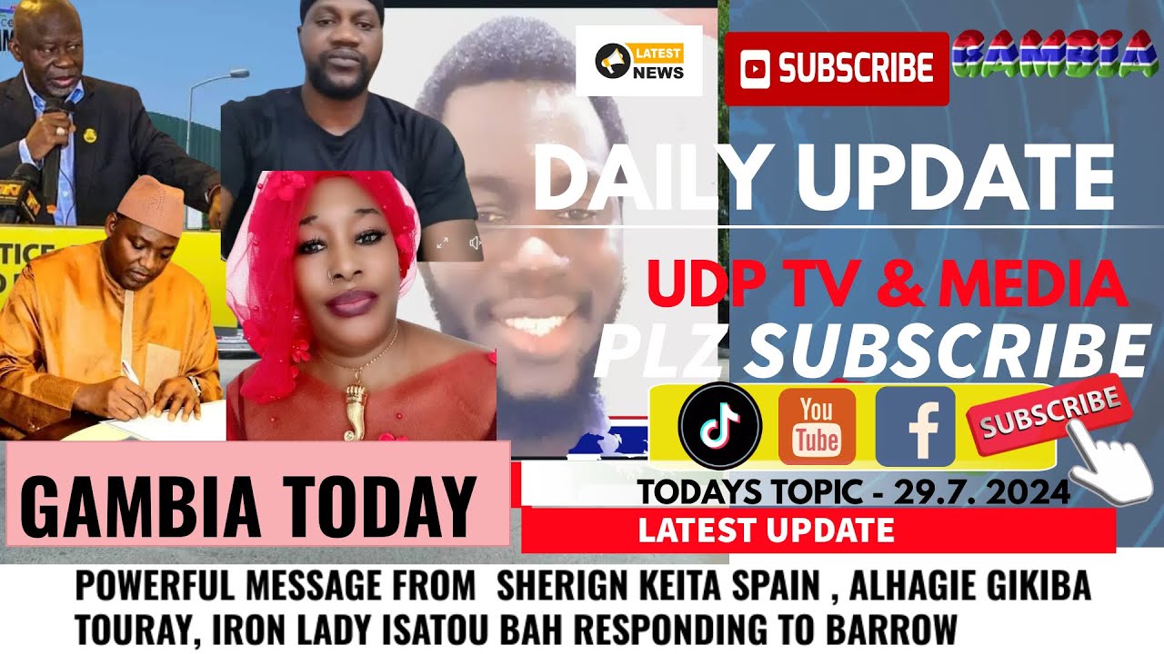 POWERFUL MESSAGE FROM SHERIGN KEITA, ALHAGIE GIKIBA TOURAY, & LADY ...