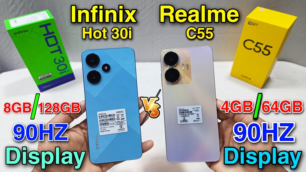 Realme c55 Vs Infinix Hot 30i - Which Should You Buy ? || Realme c55 Vs ...