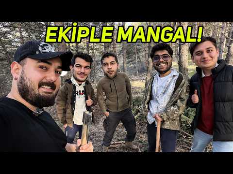 ORMANDA AYI GÖRDÜK!!🐻 EKİPLE MANGAL 😎