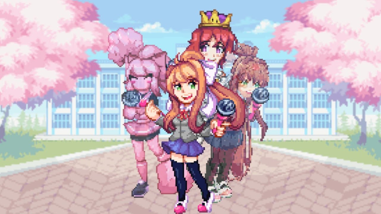 Yume No Uta (Bara No Yume But It's Monika, Monika & Monika Cover) - YouTube