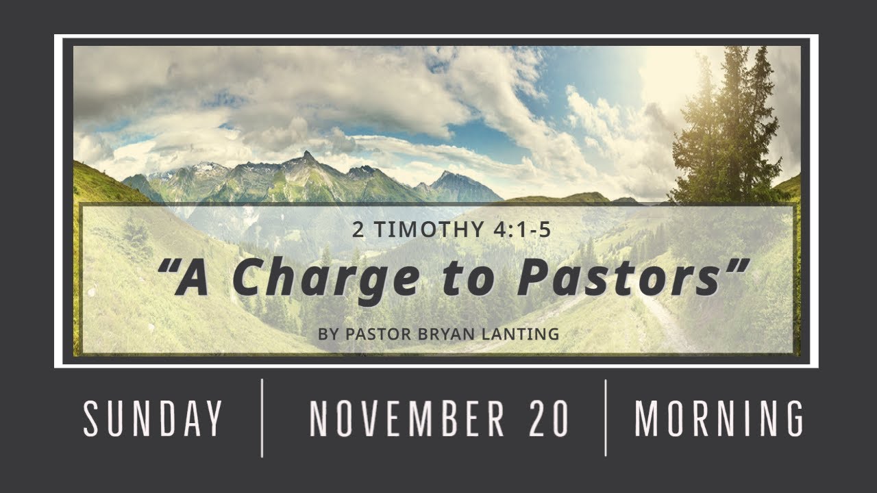 A Charge to Pastors - YouTube