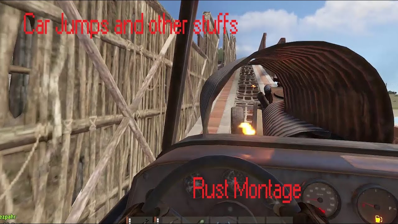 RUST: Car Jumps And Other Stuffs - YouTube