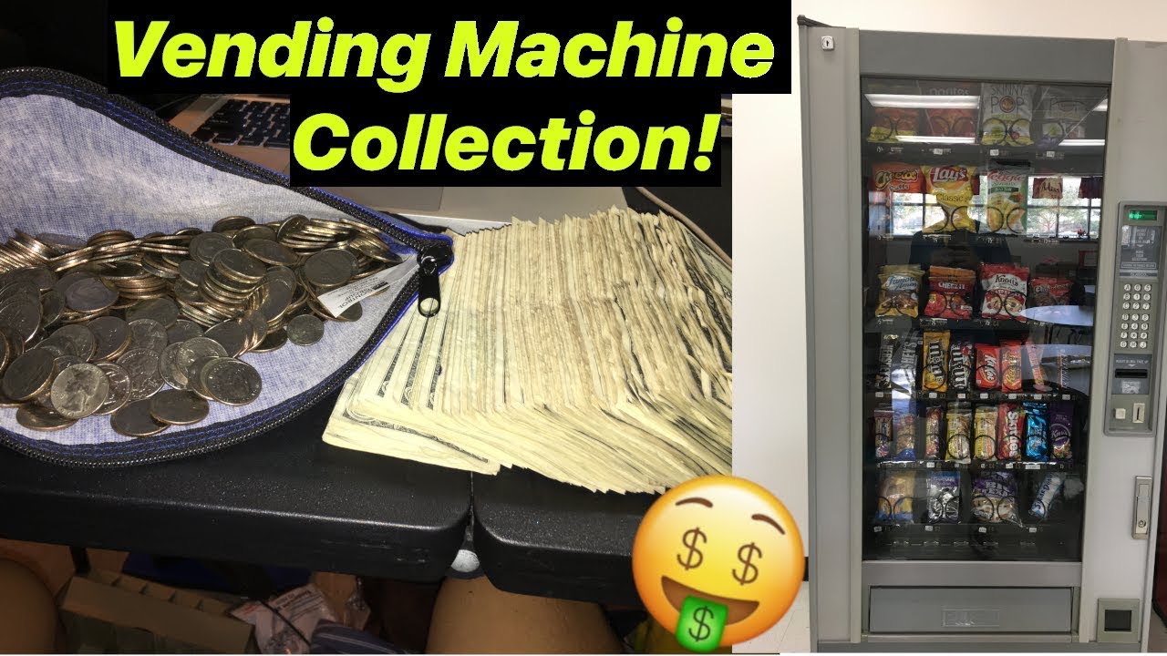 Collecting CASH from 5 Vending Machines - YouTube