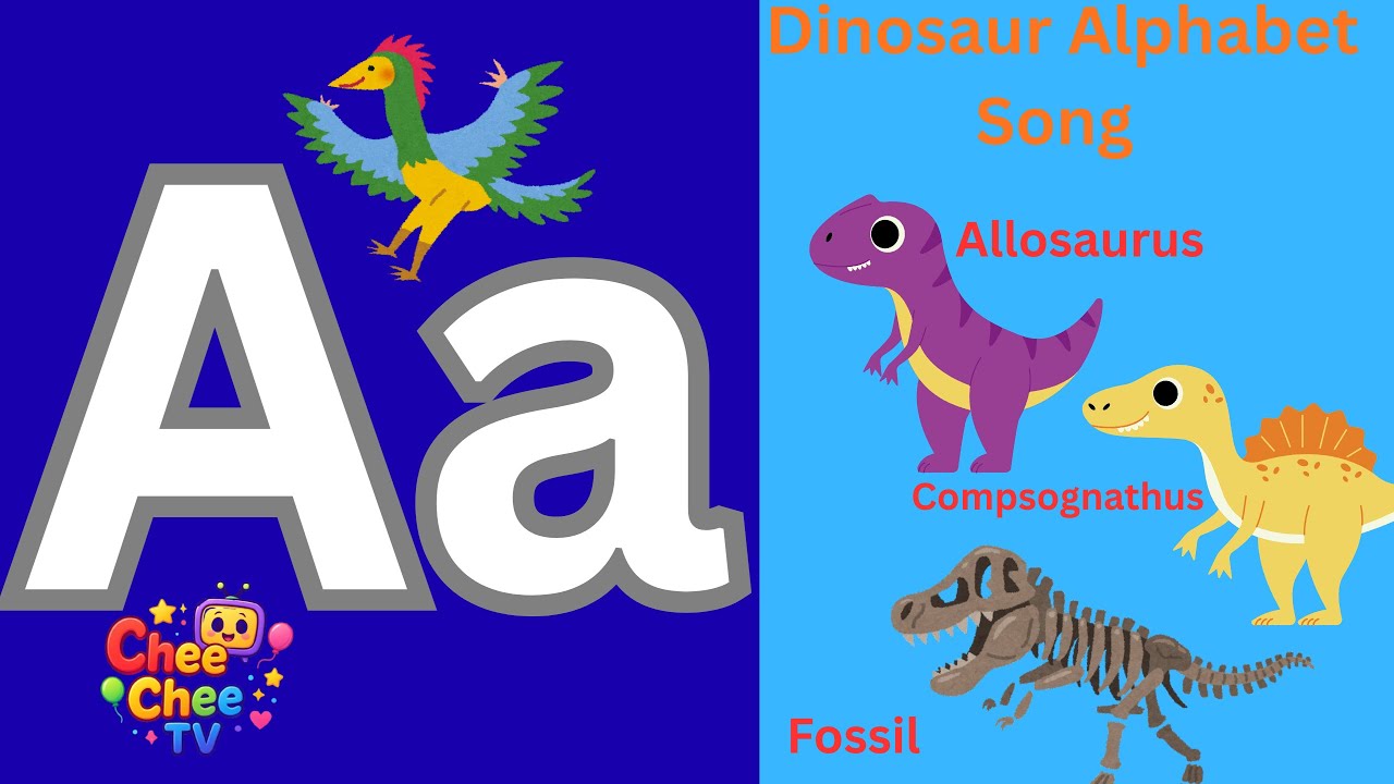 Phonics Dinosaur ABC Song Part 1 🦕 | Learn Letters with Dinosaurs ...