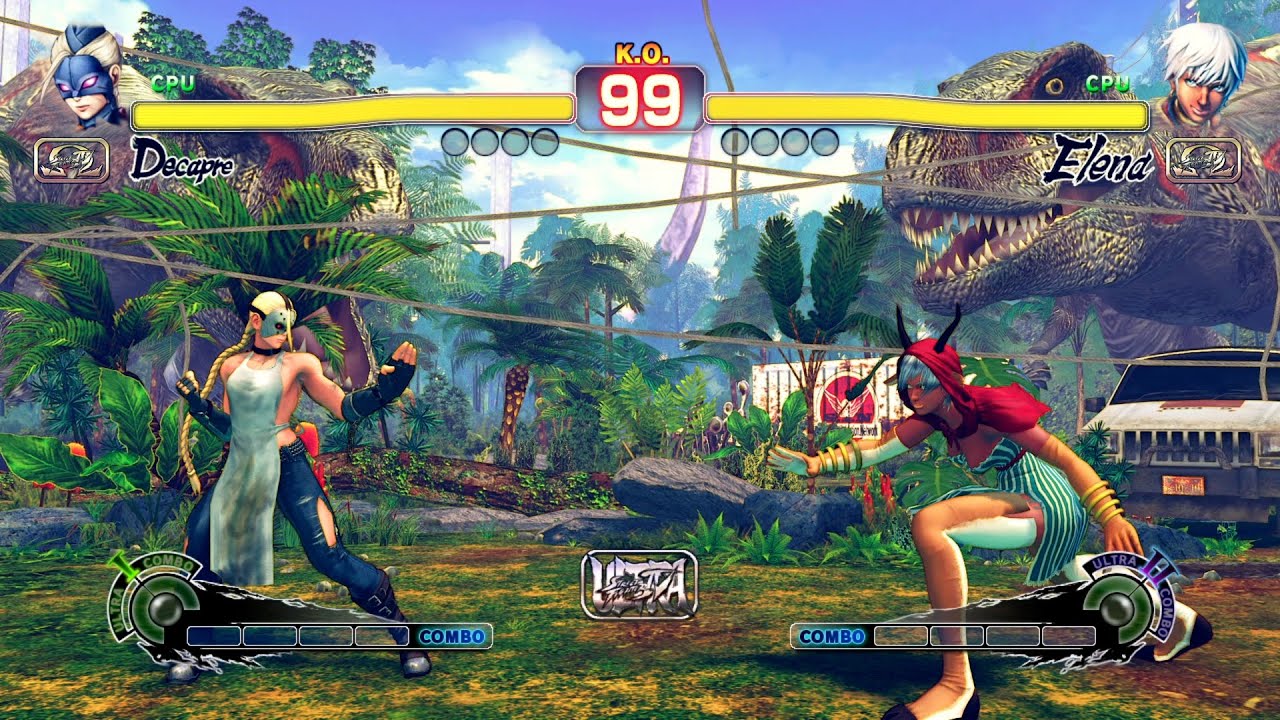 Decapre vs Elena! SF4 CPU vs CPU Skirmish! - YouTube