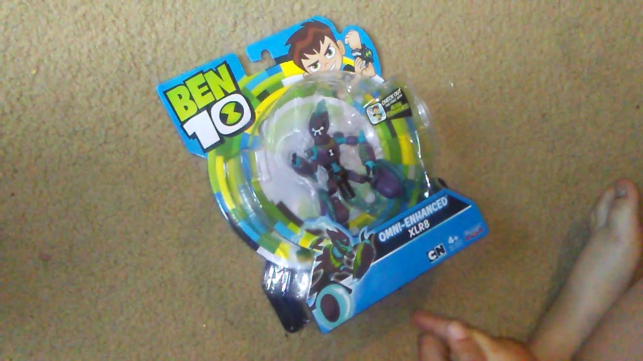 Ben 10 Omni Enhanced XLR8 Toy Review - YouTube