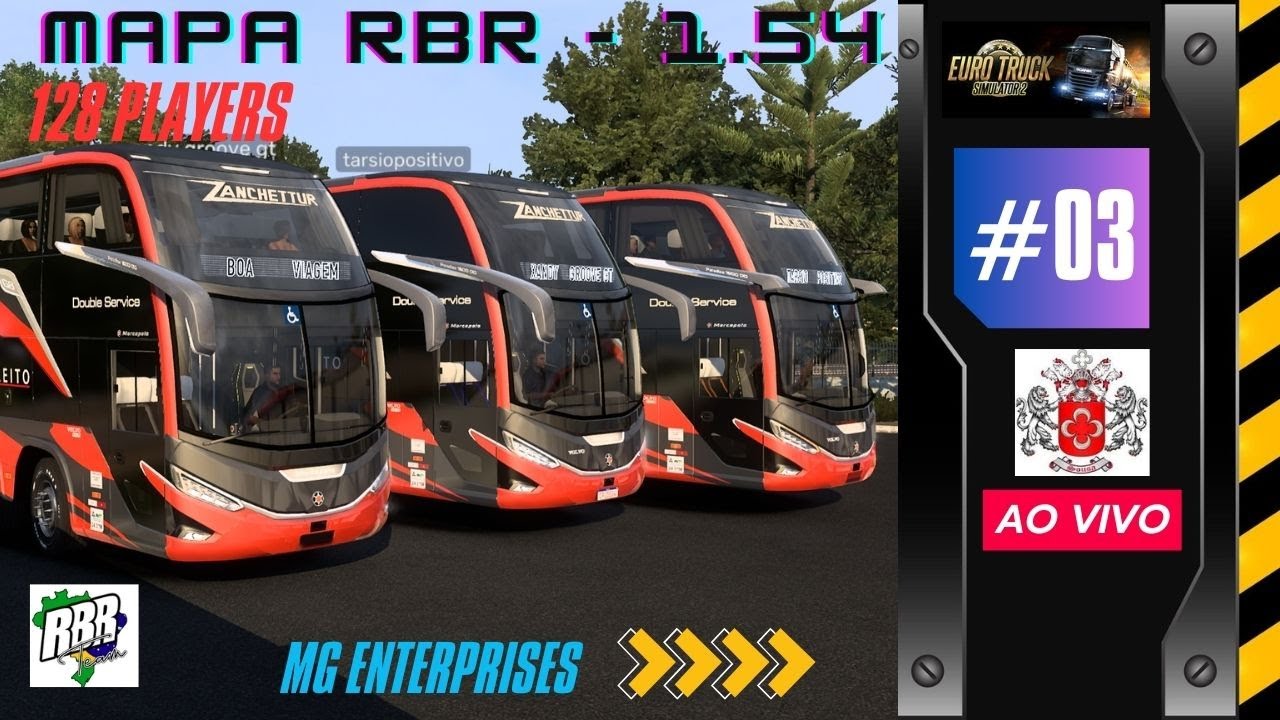 #03 | MAPA RBR - 1.54 | EUROTRUCK SIMULATOR 2 | EXPLORANDO AS ...