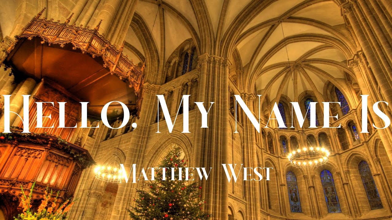 Matthew West - Hello, My Name Is (Lyric Video) - YouTube