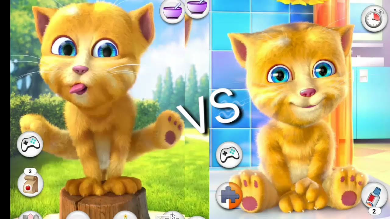 My Talking Ginger 1 + Ginger 2 - Gameplay Part 10) how to talking ...