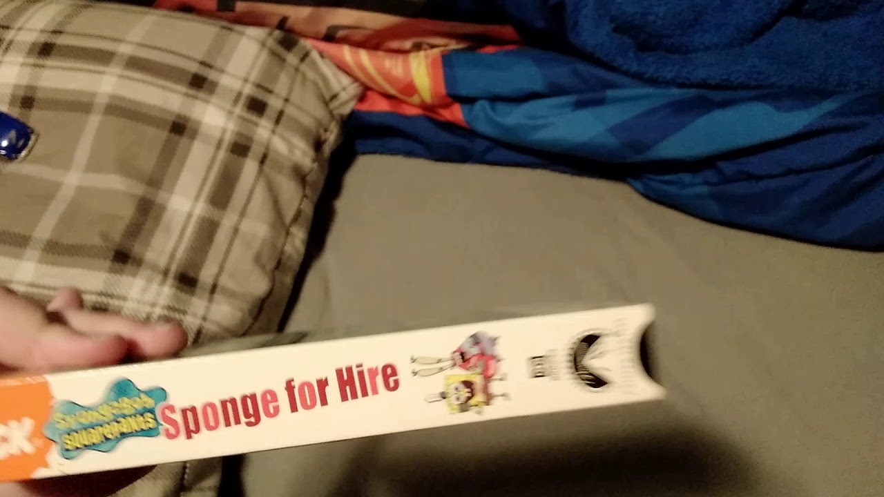 SpongeBob SquarePants Sponge For Hire 2004 VHS - YouTube