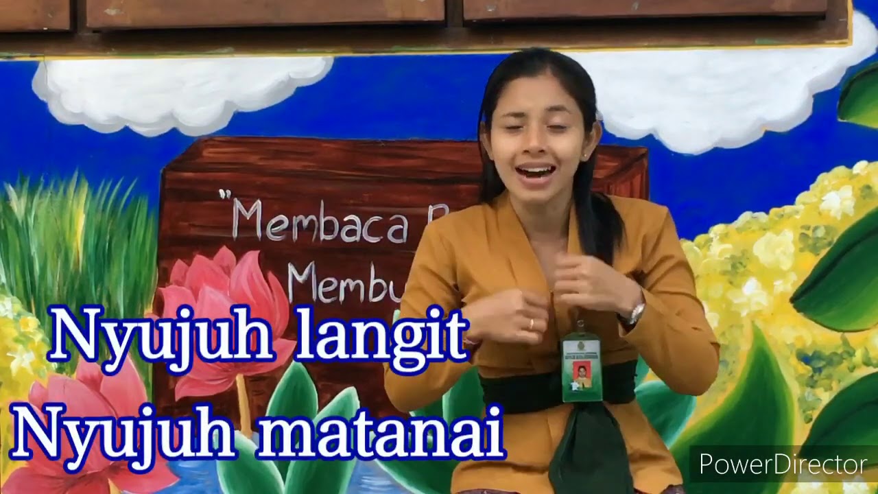 Menyanyi Lagu Bali Ambu Putih Kelas 1-3 - YouTube