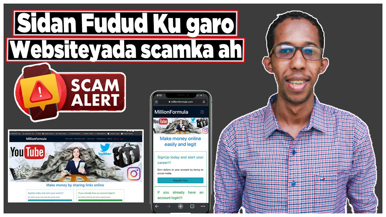 Qaabka ugu Fudud ee aad ku Garan Karto Websiteyada Scamka Ah | Qof ...