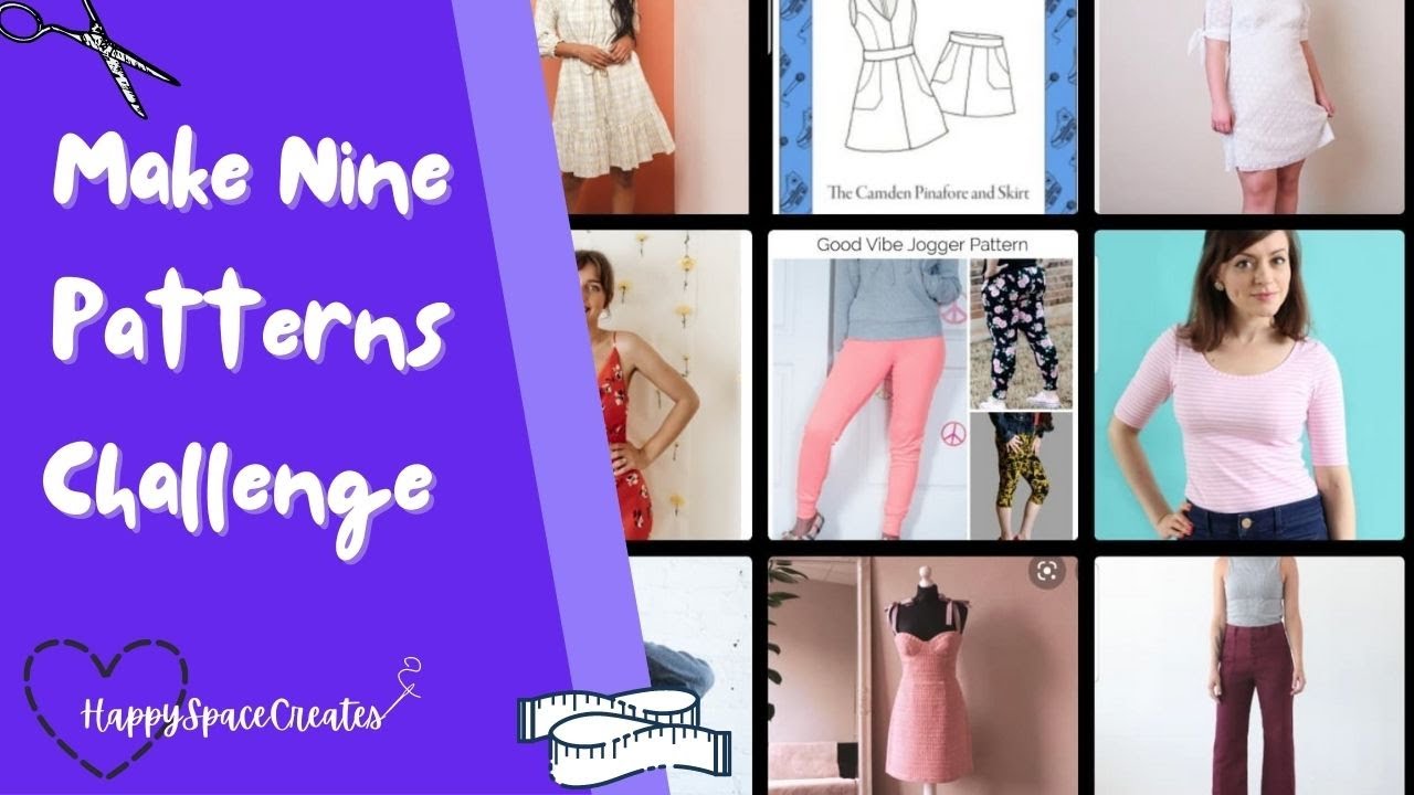 My Sewing Plans For The Make Nine Pattern Challenge 2022. Pattern ...