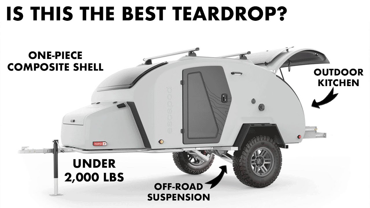 Off-Road Teardrop Camper Tour | Escapod TOPO2 Overland Trailer - YouTube