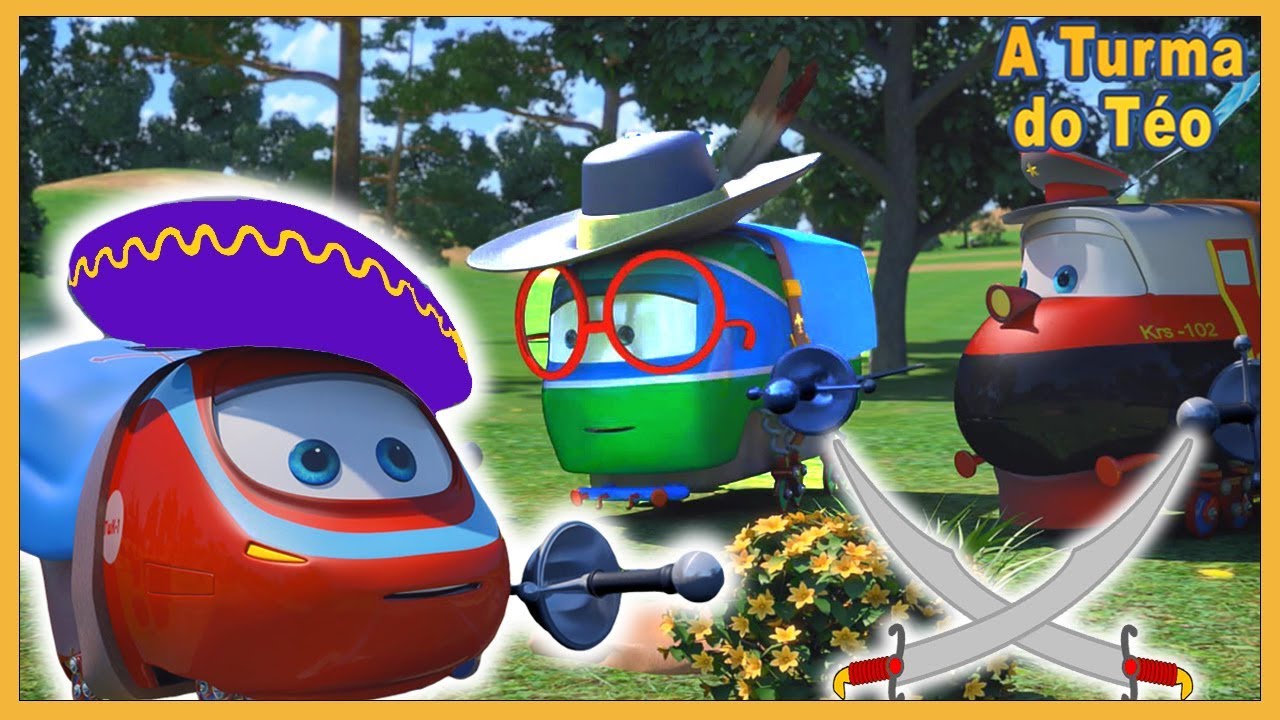 A Turma do Téo em: Três Mosqueteiros| Desenho animado para crianças ...