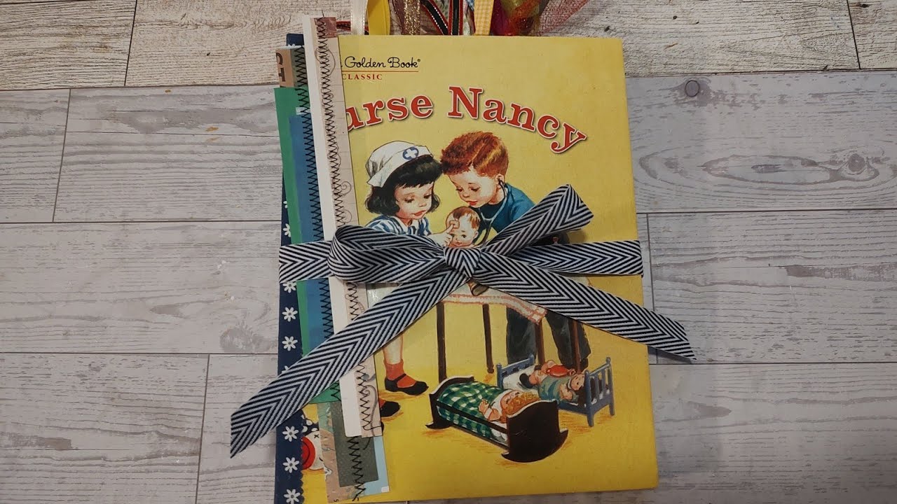 Nurse Nancy Little Golden Book Flip Through, Unembellished Journal ...