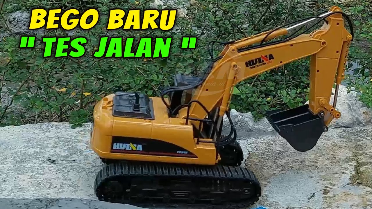 Excavator Baru Jalan Menuju Tambang Pasir Seberangi Sungai - Simulasi ...