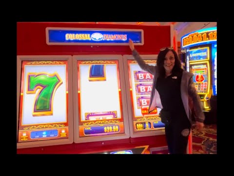 COLOSSAL DIAMONDS OLD SCHOOL HUGE SLOT 🎰🍀🎉 This was so much fun - YouTube