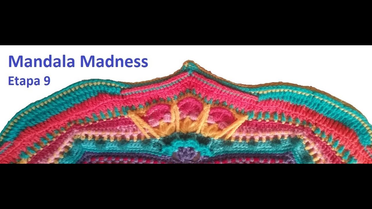 Crochet Mandala Madness Parte 9 CAL (Crochet Along) - YouTube