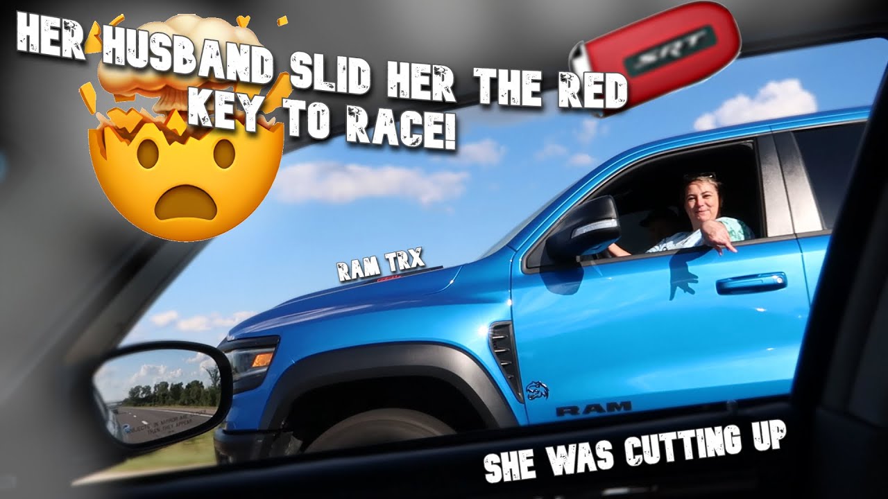 Cutting Up With A Ram Trx In My Chrysler 300c "Red Key" - YouTube