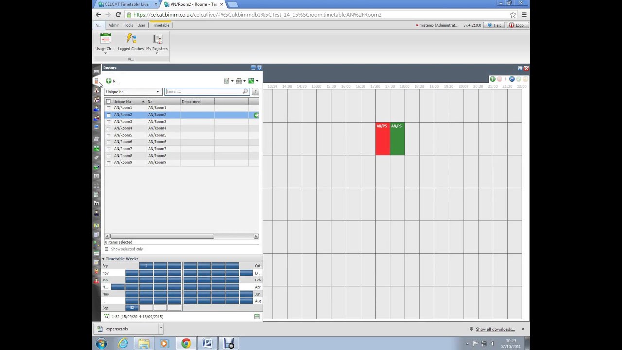 CELCAT - Print A Room Timetable - YouTube