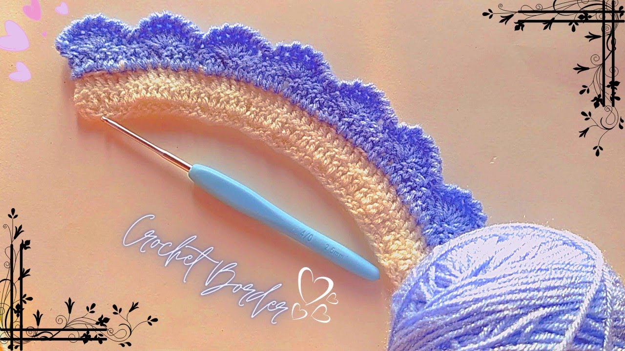 Perfect 💯 New Crochet Edging for Beginners / How to Crochet Baby ...