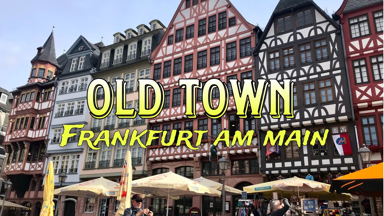 [4K] 🇩🇪Old Town Frankfurt am Main | Altstadt | Römerberg | Germany ...