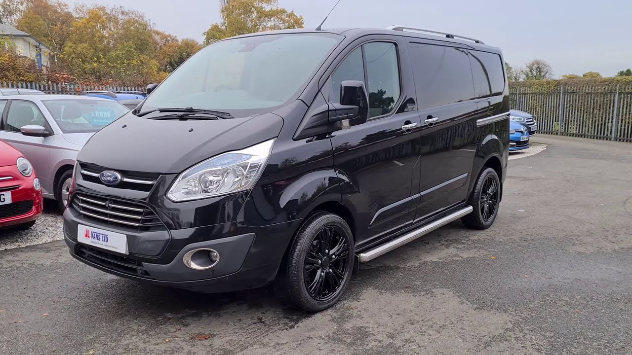 Ford Transit Custom Black Sporty - YouTube