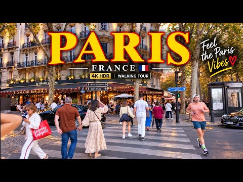 Paris,France🇫🇷 - Paris Septembre 2026 - 4K HDR Walking Tour | 4K Paris | A Walk In Paris