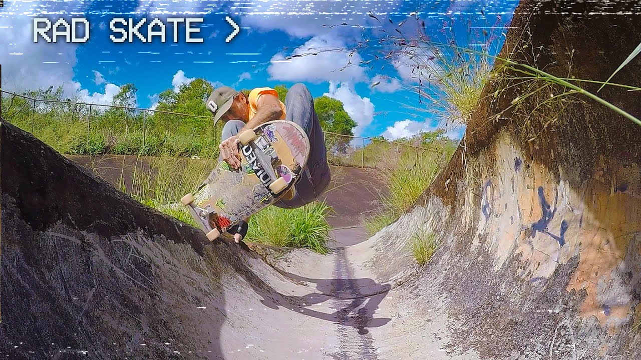 FOUND! Skateboarding tiny half-pipe in MASSIVE DITCH - YouTube