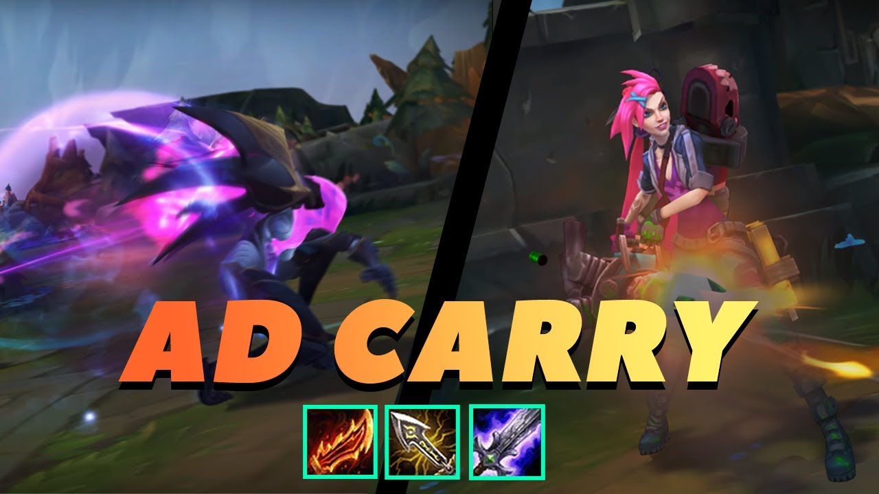 AD CARRY MONTAGE | BEST AD PLAYS S9 | Epic Outplay League of legends ...