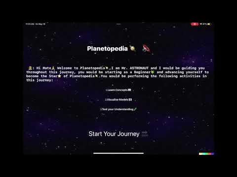 [Accepted] WWDC23 - Planetopedia🪐 - Swift Student Challenge - YouTube