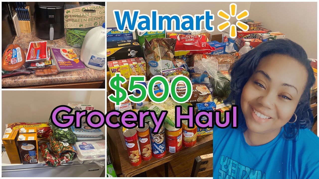 HUGE $500 Walmart Grocery Haul | January 2024 - YouTube