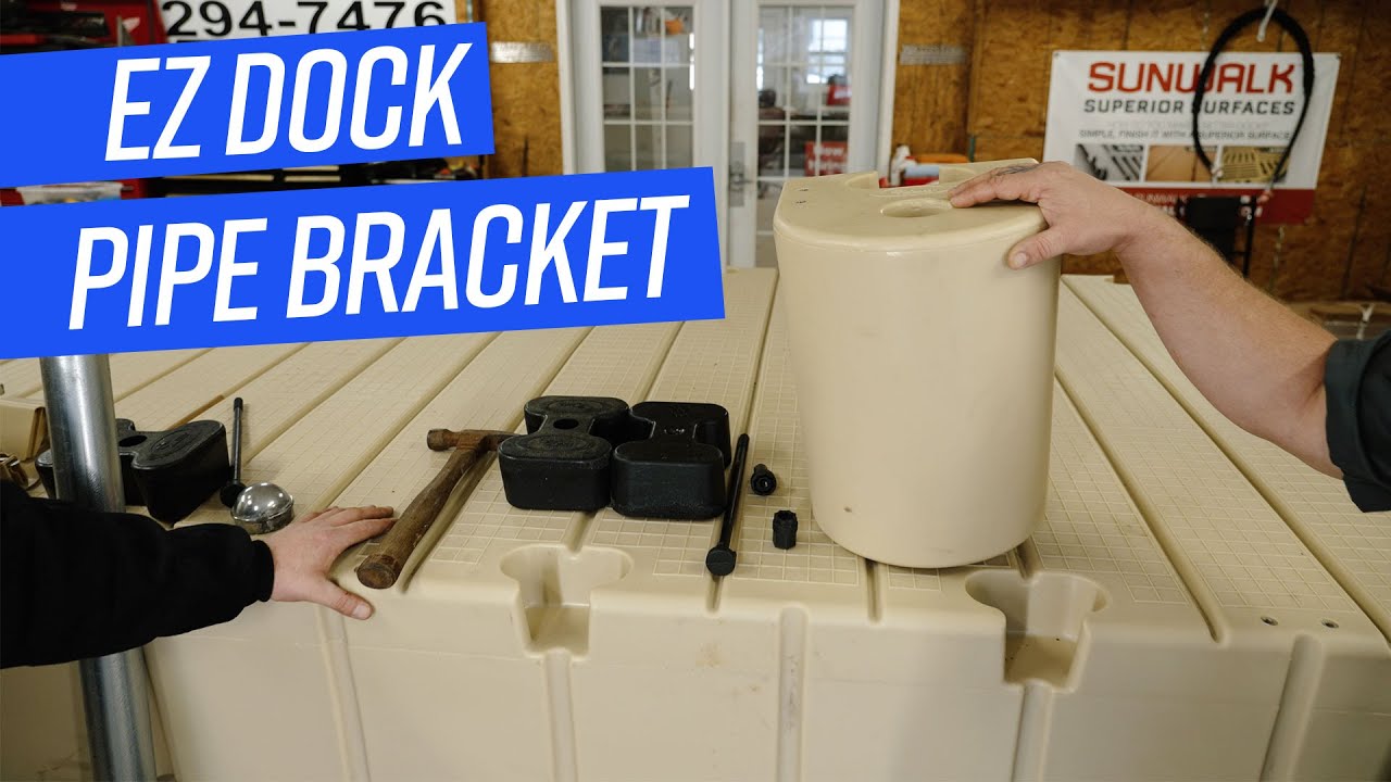 How to Install EZ Dock Pipe Bracket - YouTube