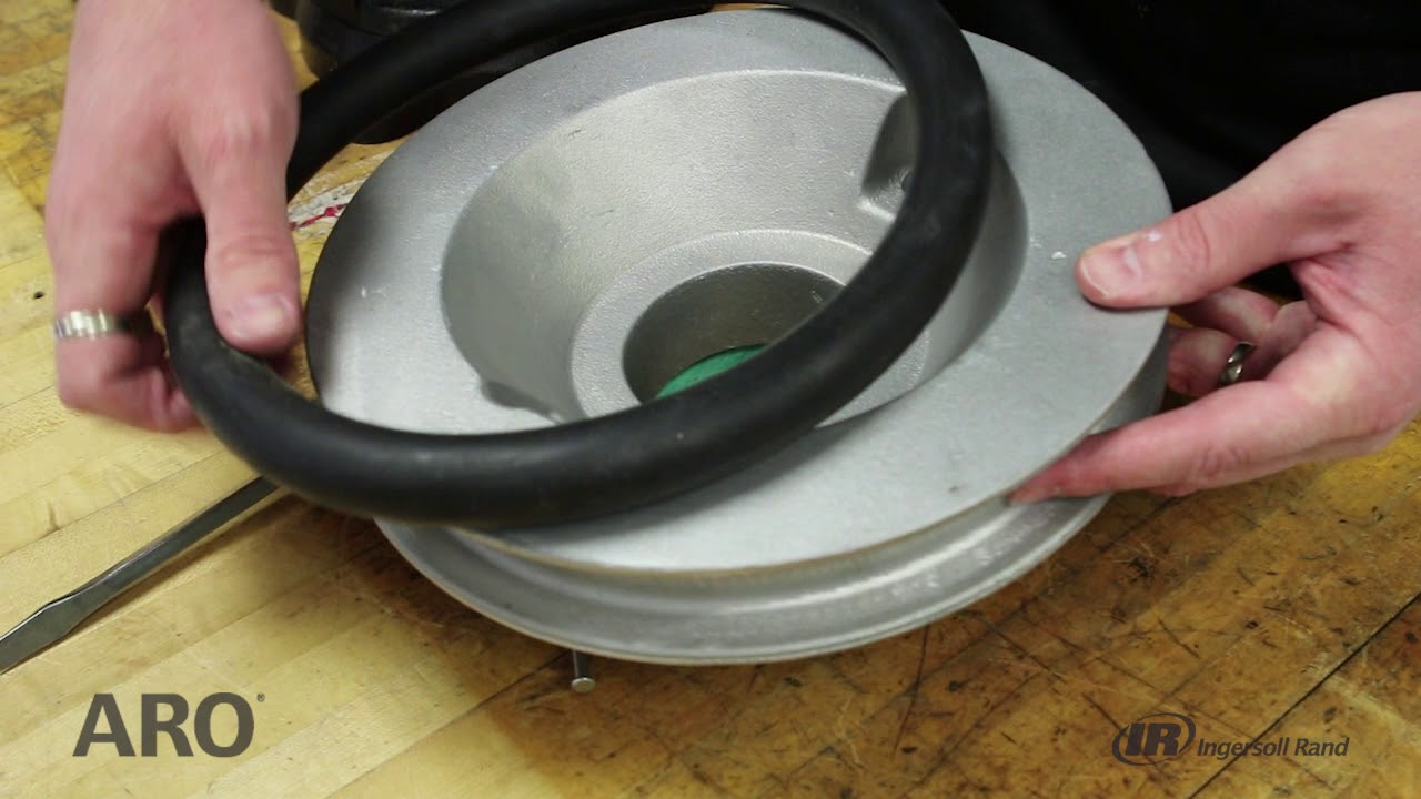 ARO® Single Tube 5 Gallon Piston Pump Follower Plate - YouTube