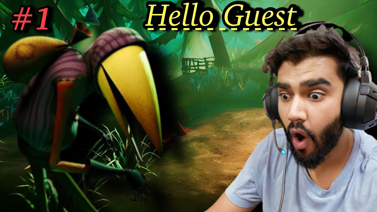 Hello guest gameplay in hindi | I found a new locked house 🏡 - YouTube