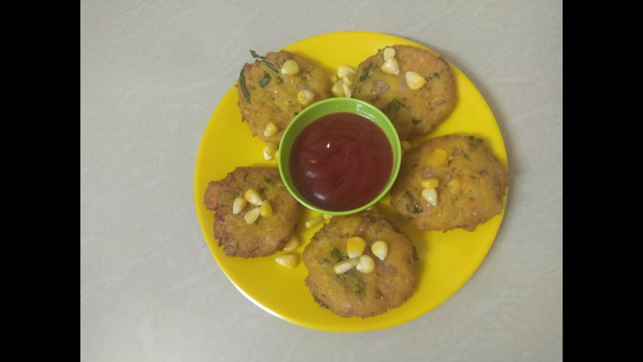 corn vada recipe | sweet corn vada | ಸ್ವೀಟ್ ಕಾರ್ನ್ ವಡೆ | sweet corn ...