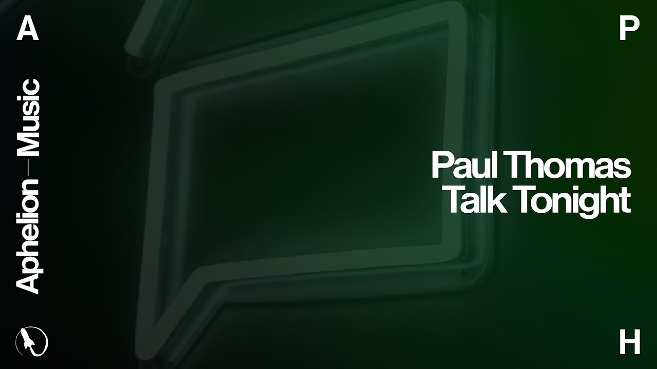 Paul Thomas - Talk Tonight (Extended Mix) - YouTube