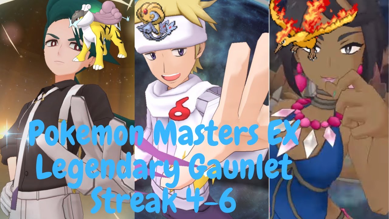 Pokemon Masters EX Legendary Gaunlet Streak 4-6 - YouTube