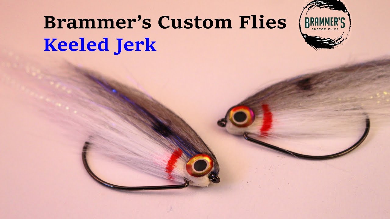 Fly Tying: Brammer's Keeled Jerk - Weedless Baitfish - YouTube