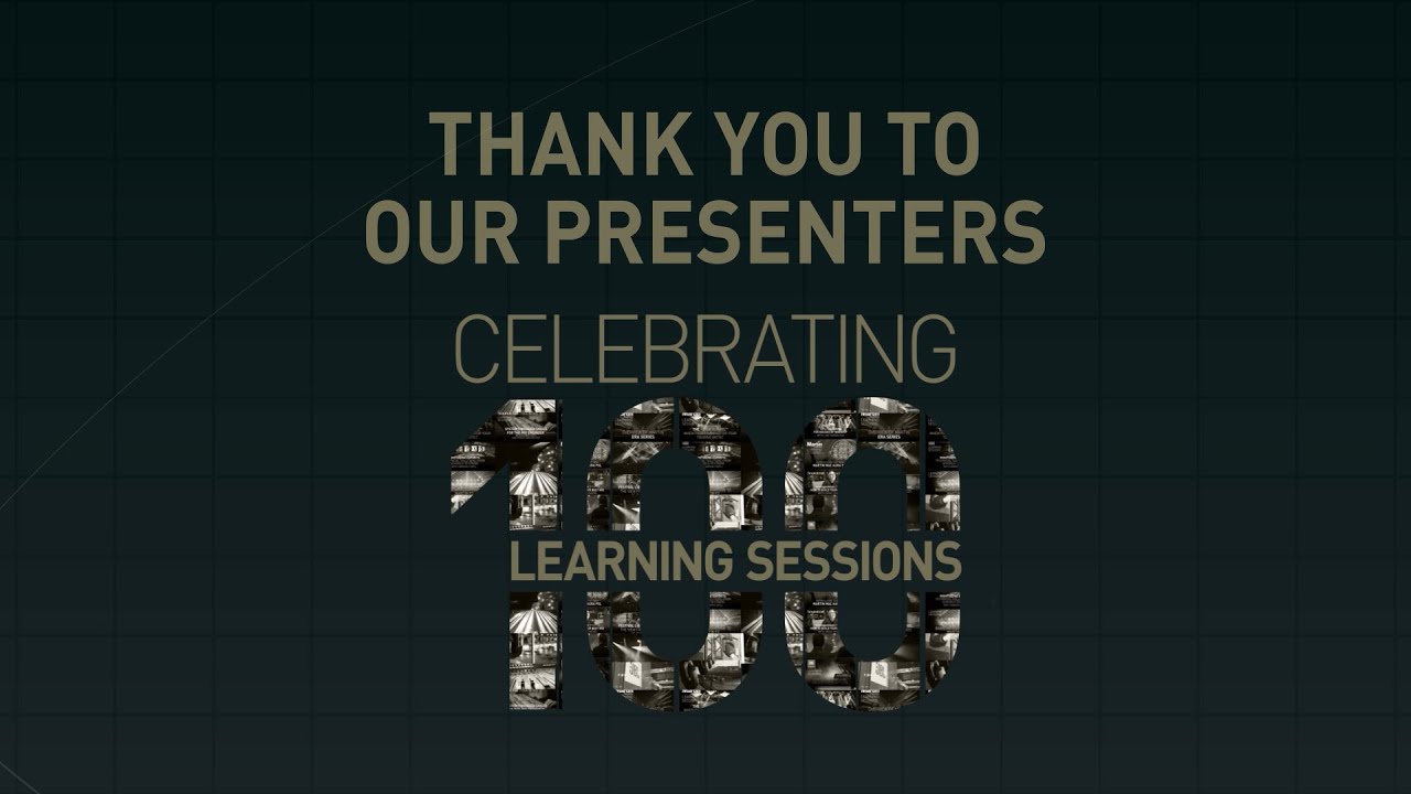 100th Learning Session Presenters Slide Show - YouTube