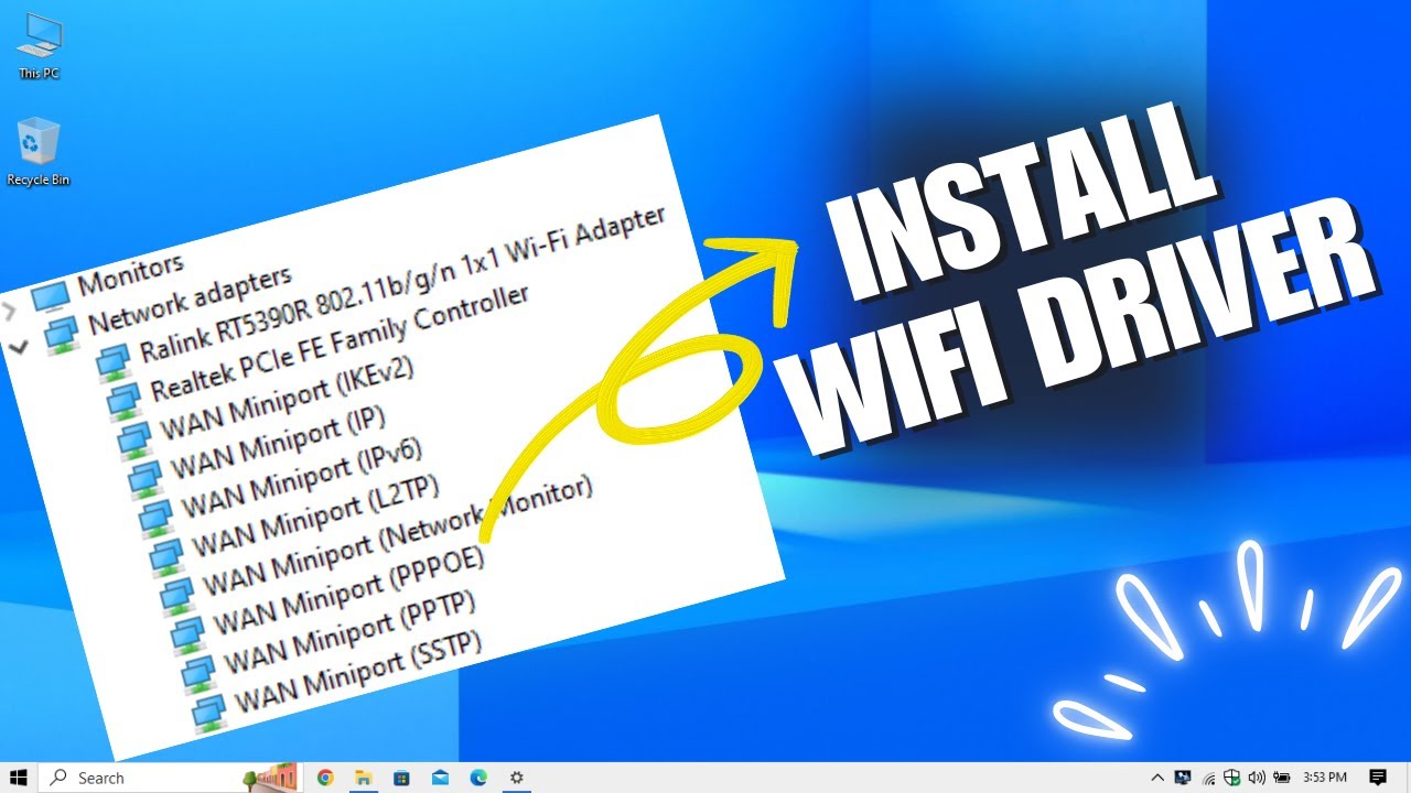 How to Install Any Wifi Driver on Windows 10/11/8.1 (Hp-Dell) - YouTube