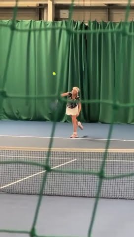 Tennis action at the Scottish Senior Open - YouTube