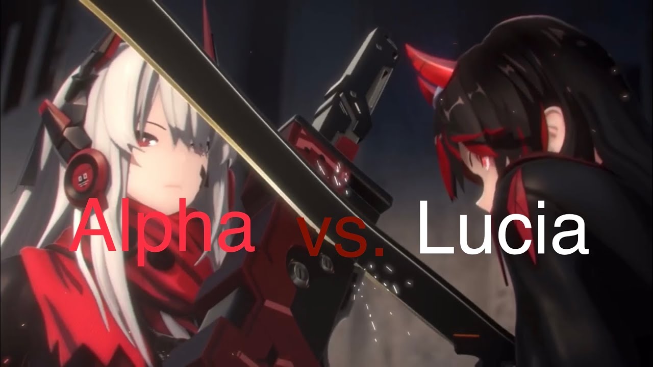 Punishing Gray Raven | Lucia vs. Alpha with DMC5 Music - YouTube