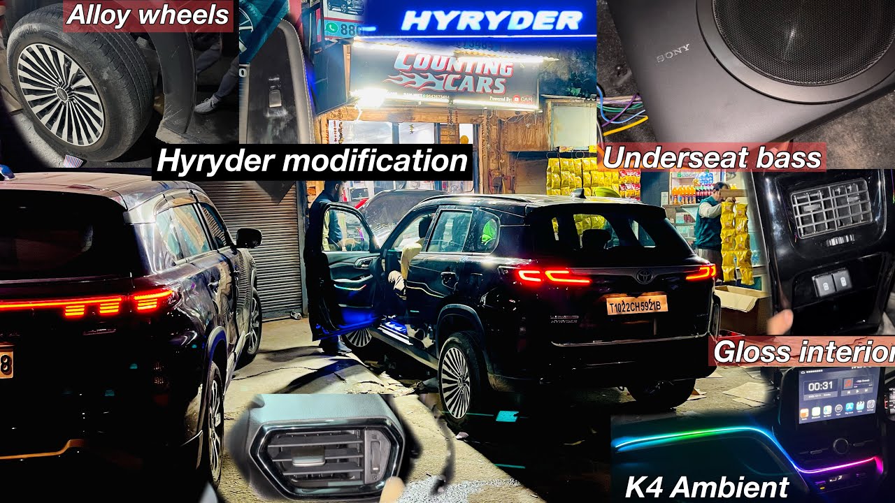 Toyota Hyryder 2022 Modified Hyryder Alloy wheels 18”inch Gloss ...