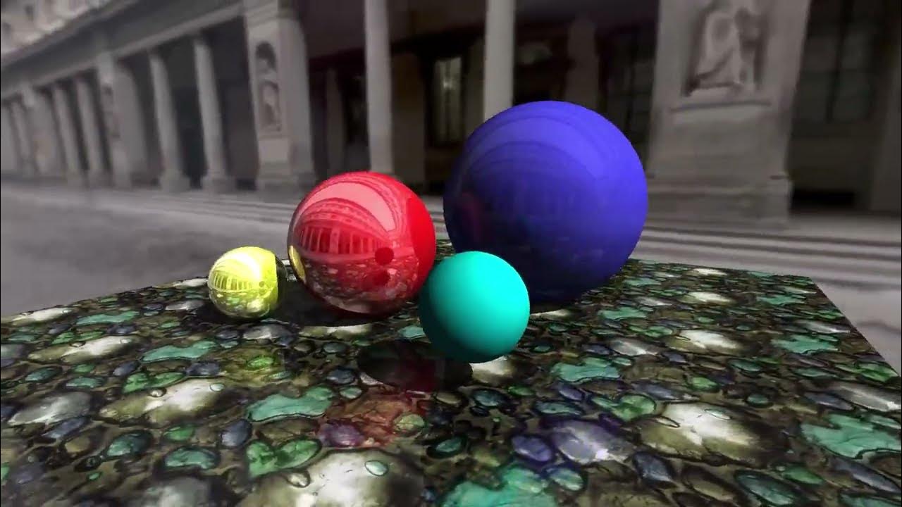 Realtime Raytracing Shader in OpenGL/GLSL - YouTube