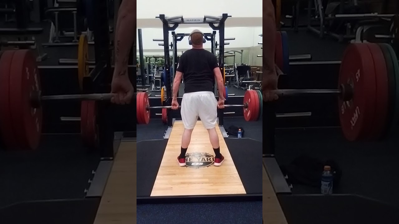 275 lbs x 1 rep - YouTube