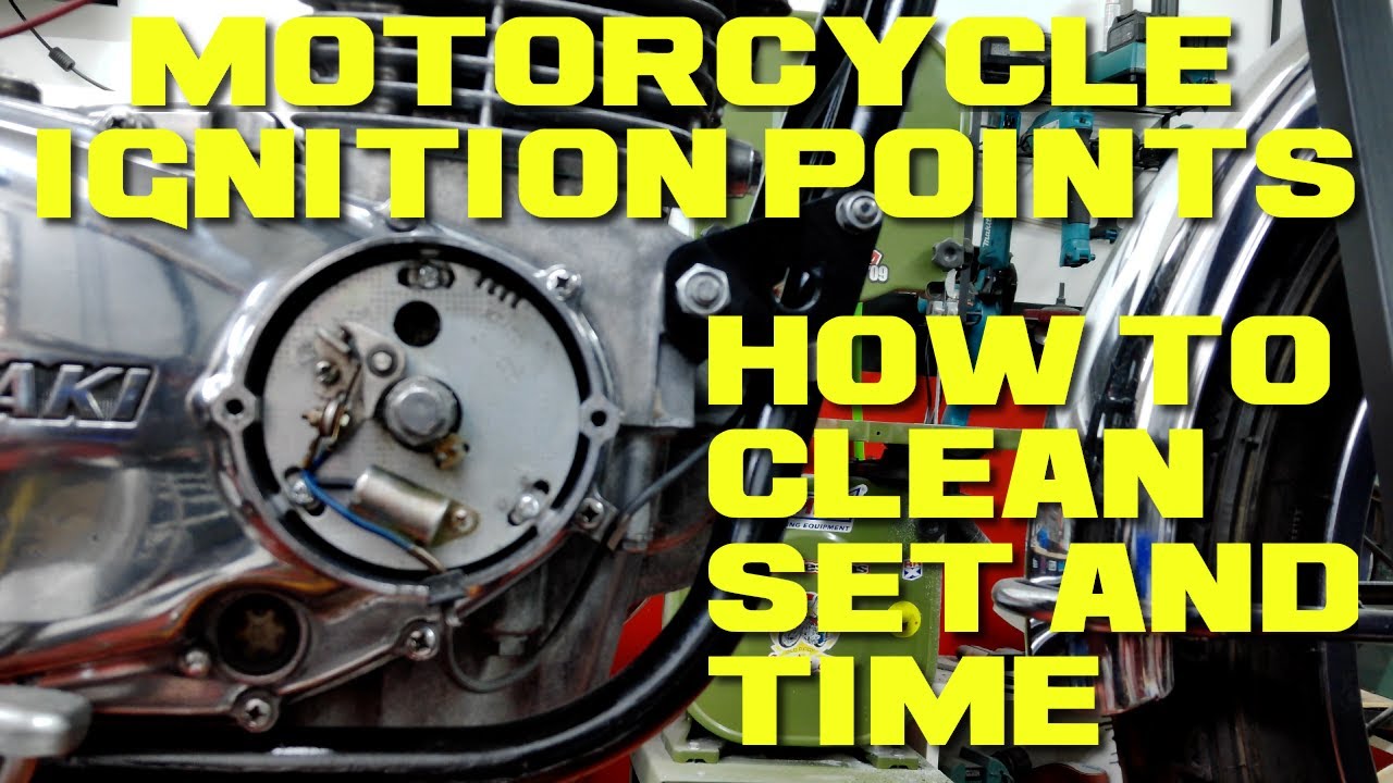 HOW TO SET MOTORCYCLE POINTS AND TIMING Don't Struggle. - YouTube